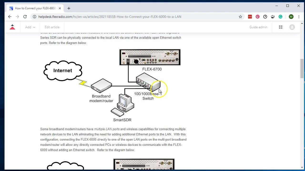 Networking a Flex 6000 series radio – FlexRadio