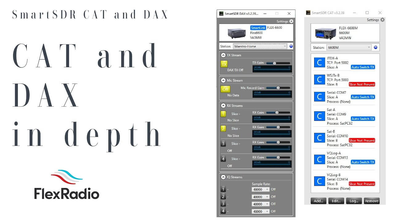 In Depth - DAX and CAT for digital programs – FlexRadio